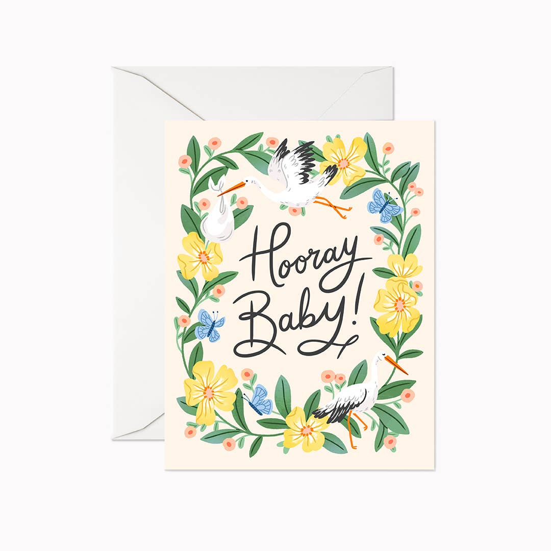 Hooray Baby Card – Elizabeth Watson