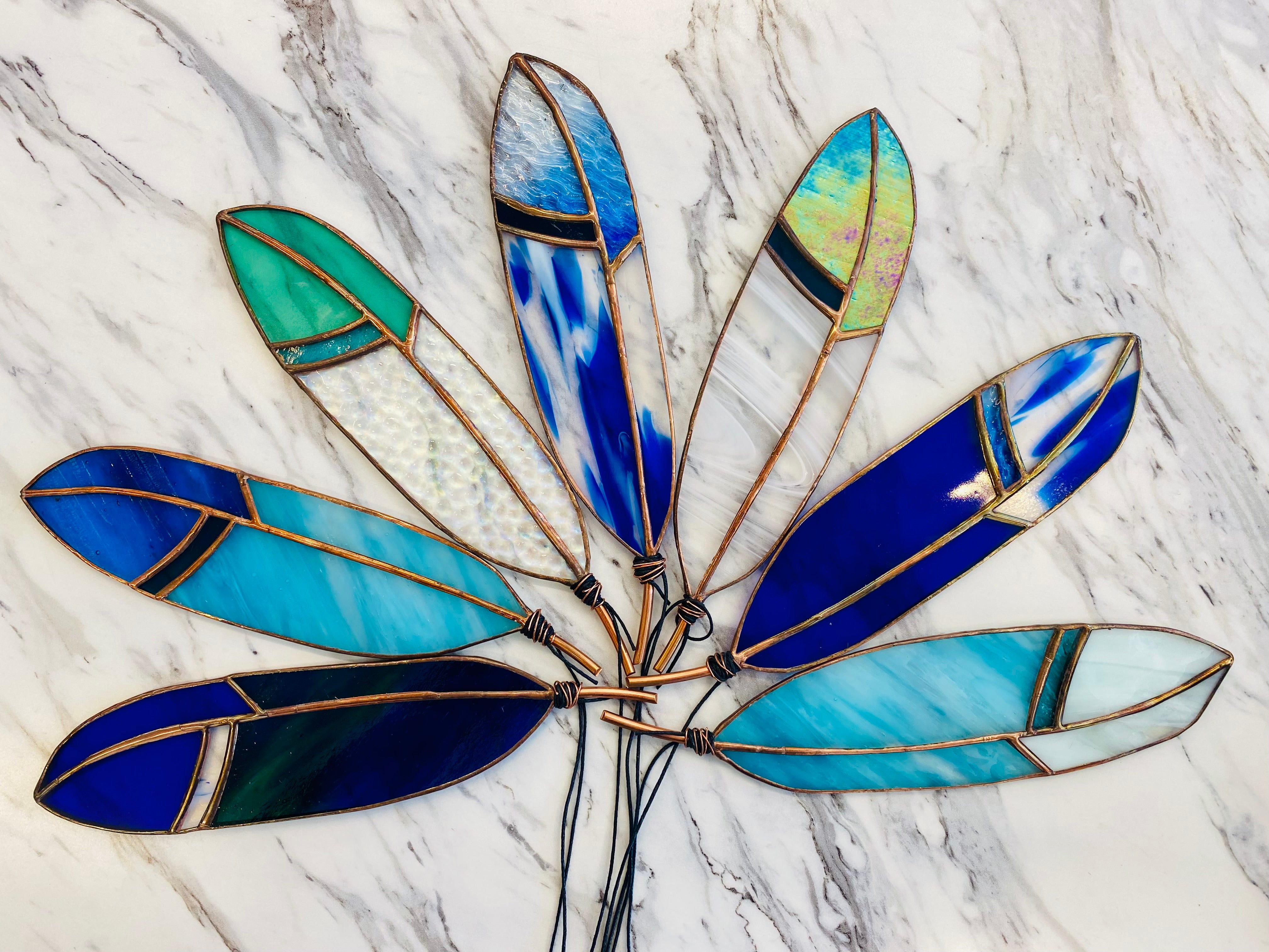 Stained Glass Feather – Elizabeth Watson