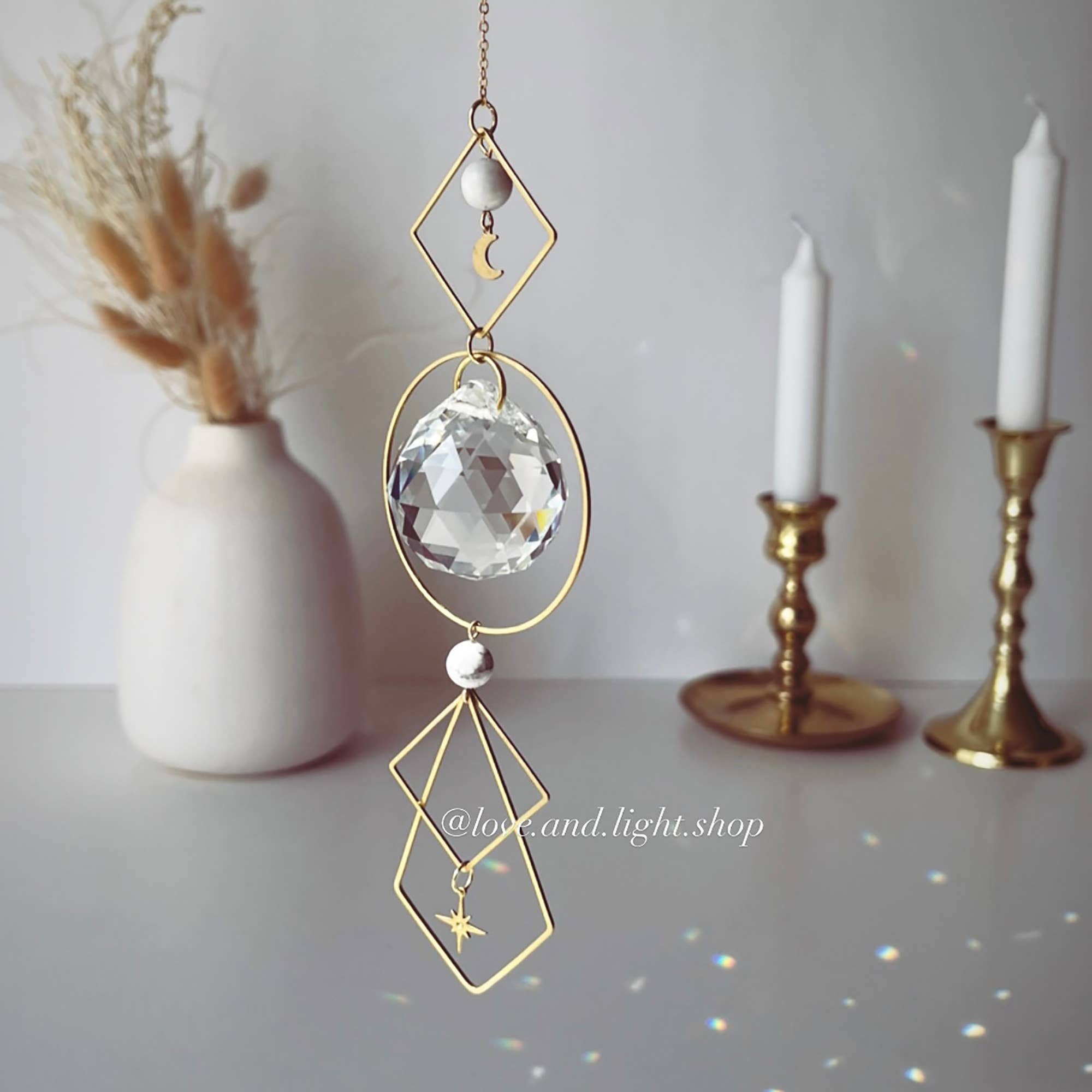 Polaris Celestial Suncatcher + Howlite – Elizabeth Watson