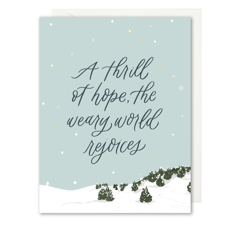 Thrill of Hope Christmas Card – Elizabeth Watson