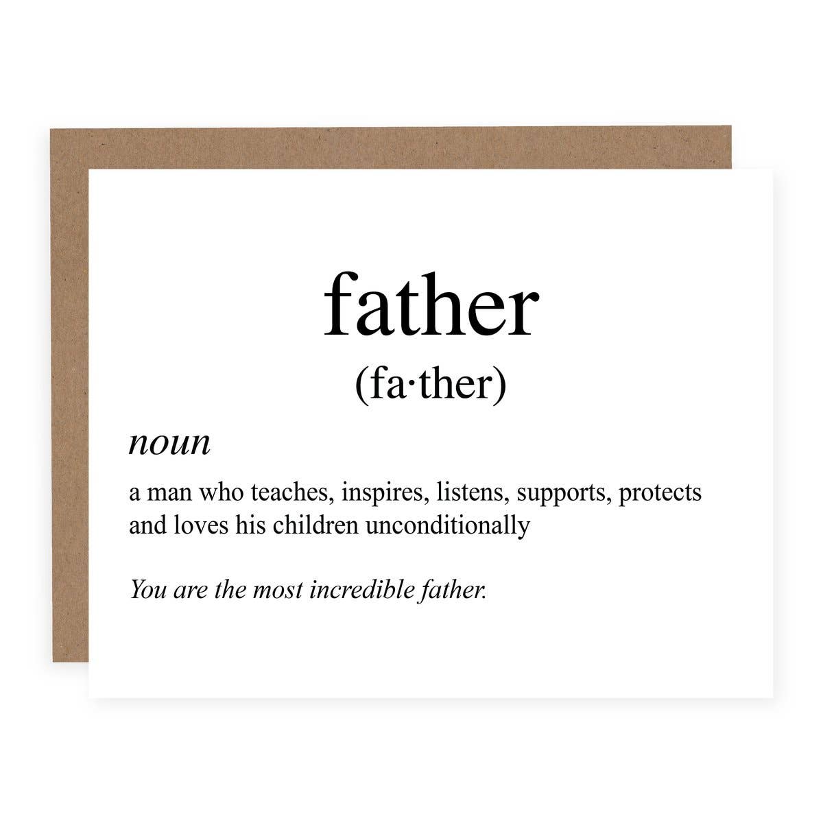 Father Definition Card – Elizabeth Watson